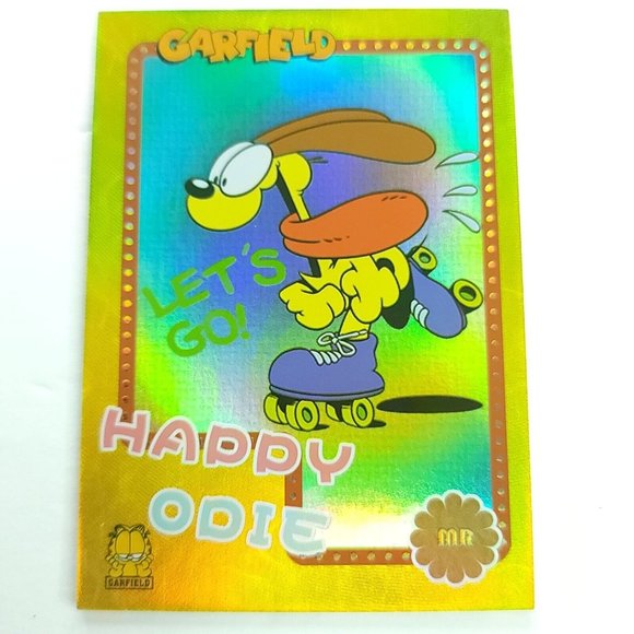 Toys | 223 Garfield Odie Happy Life Trading Card Kayou Animation Gold ...